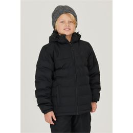 WHISTLER Jungen Outdoorjacke "Carseno Jr.", schwarz, Gr. 164, unifarben, 100% Polyester, Jacken, mit wasserabweisender Eigenschaft