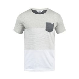 !Solid SOLID Herren Rundhalsshirt "Rundhalsshirt SDMalte", grau, Gr. XXL, Obermaterial: 100% Baumwolle CO., Shirts