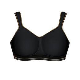 Viania Damen Sport-BH "Sport BH intense", Gr. 85, schwarz, Obermaterial: 89% Polyester PES. 6% Elasthan EL. 5% Polyamid PA., BHs
