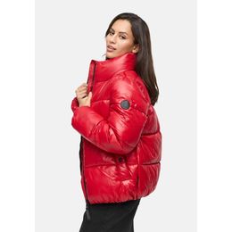 Marikoo Damen Winterjacke "Hazalee"deep rot, Gr. XXXL, Obermaterial: 100% Polyester; Futter: 100% Polyester; Wattierung: 100% Polyester; &Auml;rmelfutter:
