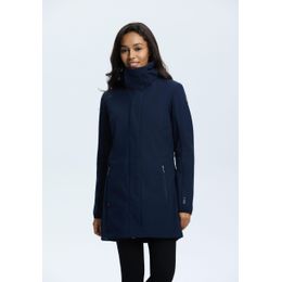 Luhta Damen Outdoorjacke "Luhta Softshell jacke Iloniemi", blau, Gr. 34, 98% Polyester, 2% Elasthan, Jacken