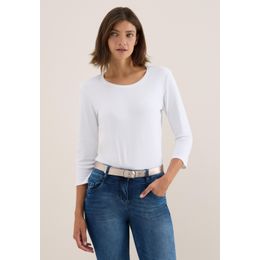 Cecil Damen Lederg&uuml;rtel, beige, Gr. 105, leicht gl&auml;nzend, Stoff, 100% Leder, G&uuml;rtel, mit silberner Schnalle