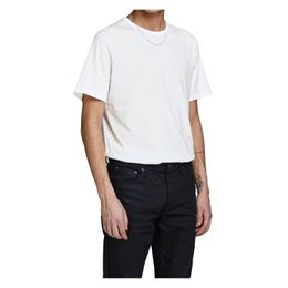 Jack & Jones JACK & JONES Herren T-Shirt "T-Shirt JACBASIC CREW NECK TEE 2PK 4er Pack", schwarz, Gr. S, Obermaterial: 100% Baumwolle CO., Shirts