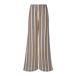 Madeleine Mode MADELEINE Damen Palazzohose "Hose Weite Streifenhose", blau, Modern, Gr. 38, Obermaterial: 100% Viskose CV., Hosen