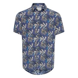 Blend Herren Kurzarmshirt "Kurzarmhemd BHShirt", blau, Gr. M, Obermaterial: 100% Viskose CV., Hemden