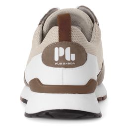 Pius Gabor Herren Sneaker, Gr. 11, beige, Mesh, Nubukleder, Schuhe, Freizeitschuh, Halbschuh, Komfortschuh, Schn&uuml;rer in Weite G