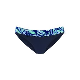 Vivance Damen Bikini-Hose "Jelly", blau, Gr. 34, bedruckt, Obermaterial: 80% Polyamid, 20% Elasthan. Futter: 100% Polyester, Badehosen, mit