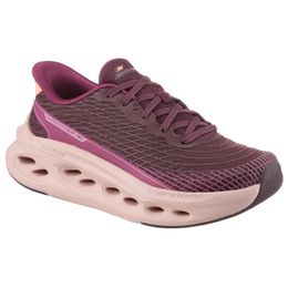 Skechers Damen Slip-On Sneaker "MAX CUSHIONING GLIDE-STEP-SAPPHIRE", Gr. 36, rot, Lederimitat, Mesh, Schuhe, Laufschuh, Trainingsschuh mit dämpfender