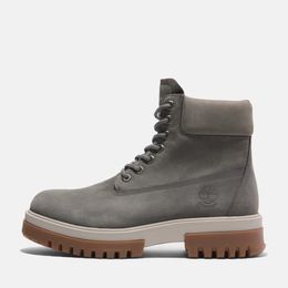 Timberland Damen Schn&uuml;rboots "ARBOR ROAD MID LACE UP WATERPROOF BOOT", Gr. 43, grau, Leder, Schuhe, Winterstiefel, Schn&uuml;rstiefel, Winterschuhe,