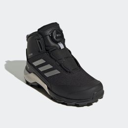 adidas terrex Kinder Winterboots "TERREX WINTER MID BOA RAIN.RDY", Gr. 37, schwarz, Synthetik, Textil, Schuhe, Winterboots, wasserabweisend