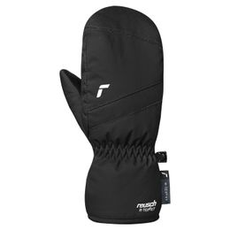 Reusch M&auml;dchen F&auml;ustlinge "Wonder R-TEX XT Junior Mitten", schwarz, Gr. 3,5, unifarben, 92% Polyester, 8% Lederimitat, Handschuhe, mit wasserdichter,