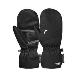 Reusch M&auml;dchen F&auml;ustlinge "Wonder R-TEX XT Junior Mitten", schwarz, Gr. 6, unifarben, 92% Polyester, 8% Lederimitat, Handschuhe, mit wasserdichter,