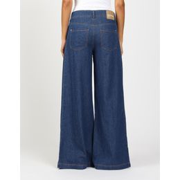 Gang Damen Weite Jeans "94PAIGE WIDE", blau, Gr. 26, Denim/Jeans, Obermaterial: 100% Baumwolle, Jeans, mit eingesetztem Seitenstreifen