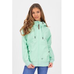alife and kickin ALIFE & KICKIN Damen Outdoorjacke "NAMINIAKA", gr&uuml;n, Gr. XL, unifarben, Web, Obermaterial: 100% Polyester, Jacken