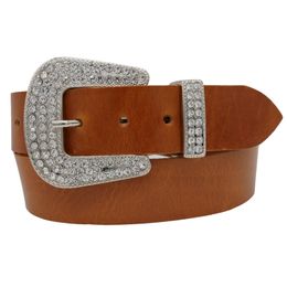 AnnaMatoni Damen Lederg&uuml;rtel "AnnaMatoni Lederg&uuml;rtel Klia Lederg&uuml;rtel Klia", braun, Gr. 120, 100% Leder, G&uuml;rtel