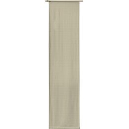 Schiebegardine WIRTH, B:60cm H:145cm, gr&uuml;n, Jacquard, Baumwolle, Polyester, Wohnzimmer, Gardinen, "Torbole"
