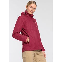 Killtec Damen Regenjacke, rosa, Gr. 44, unifarben, Popeline, Obermaterial: 100% Polyester. Futter: 100% Polyester, Jacken, Wasser- & winddicht &