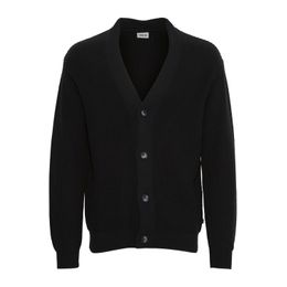 !Solid SOLID Herren Cardigan "Cardigan SDGore", schwarz, Gr. L, Obermaterial: 100% Baumwolle CO recyc.., Strickjacken