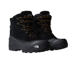 The North Face Kinder Winterstiefel "Y CHILKAT V LACE WP", Gr. 33,5, schwarz, Leder, Schuhe, Winterschuhe, Winterboots, Snowboots, wasserdicht