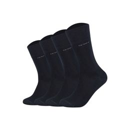 Camano Herren Sneakersocken "Socken 4er Pack", Gr. 39, blau, Obermaterial: 80% Baumwolle CO. 17% Polyamid PA. 3% Elasthan EL., Socken