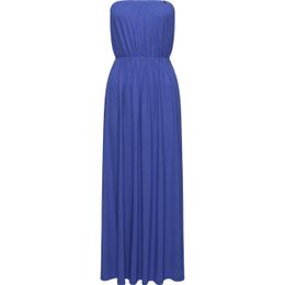 Ragwear Damen Sommerkleid "Awery", blau, Gr. XS, Material: 48% Viskose, 47% Polyester, 5% Elasthan, Kleider, stylisches Damen Bandeaukleid mit