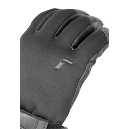 Reusch Damen Skihandschuhe "Method WINDSTOPPER"schwarz, Gr. 10, unifarben, 79% Polyester, 20% Rindsleder, 1% Elasthan, Handschuhe, mit winddichter,