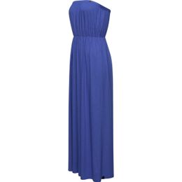Ragwear Damen Sommerkleid "Awery", blau, Gr. XL, Material: 48% Viskose, 47% Polyester, 5% Elasthan, Kleider, stylisches Damen Bandeaukleid mit