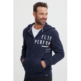 FQ1924 Herren Kapuzensweatjacke "Kapuzensweatjacke FQAlbert", blau, Gr. M, Obermaterial: 100% Baumwolle CO., Sweatjacken