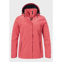 Schöffel SCHÖFFEL Damen Outdoorjacke "Jacket Gmund L", rosa, Gr. 44, Oberstoff: Aussenseite: 100% Polyester; (Membran: Polyurethan); Futter Rumpf oben: 100%