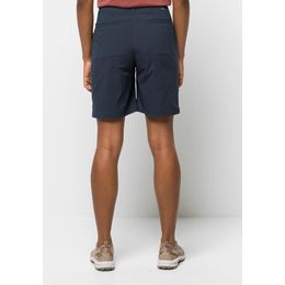 Jack Wolfskin Damen Shorts "DESERT SHORTS W", blau, Gr. 34, OBERSTOFF: 95% POLYAMID, 5% ELASTHAN; Futter: 65% POLYESTER, 35% BAUMWOLLE, Hosen