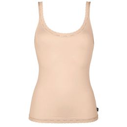 like it! LIKE IT Damen Achseltop "Damen Tr&auml;gertop Olivia", Gr. S, beige, Obermaterial: 92% Polyamid PA. 8% Elasthan EL., Unterhemden