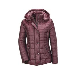 GOLDNER Damen Steppjacke "Steppjacke in zart gl&auml;nzender Qualit&auml;t"pflaume, Gr. 46, Obermaterial: 51% Polyester PES. 49% Polyamid PA., Jacken