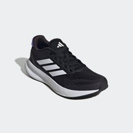 Damen Laufschuh "RUNFALCON 5", adidas Performance, Gr. 42, schwarz-weiß, Synthetik, Textil, Schuhe