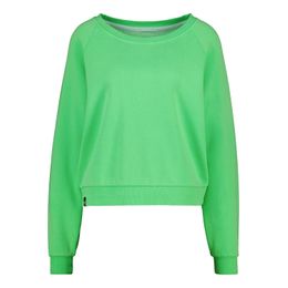 alife and kickin ALIFE & KICKIN Damen Sweatshirt "Damen TeonaAK A", grün, Basic, Gr. M, 80% Baumwolle, 20% Polyester, Sweatshirts, Basic Pullover mit