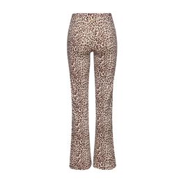 Buffalo Damen Leggings, Gr. 36, beige, Jersey, Obermaterial: 95% Baumwolle, 5% Elasthan, bedruckt, Hosen, in modischer Allover Leo-Optik