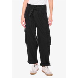 Damen 7/8-Hose "AMBROISE"schwarz, Gr. 34, Le Temps Des Cerises, unifarben, 100% Baumwolle, Hosen, im sportlichen Design
