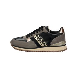 Napapijri Damen Sneaker "Napapijri Sneaker Lederimitat/Textil", Gr. 42schwarz, grau, Lederimitat, Textil, Schuhe