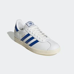 Herren Sneaker "GAZELLE", adidas originals, Gr. 38,5, wei&szlig;, Leder, Synthetik, Schuhe