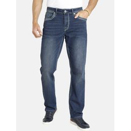 Jan Vanderstorm Herren 5-Pocket-Jeans "Tiefbundjeans MORTEN", blau, Gr. 32, Obermaterial: 61% Baumwolle CO. 37% Polyester COOLMAX PES(Coolmax). 2%