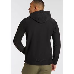 Killtec Herren Softshelljacke, schwarz, Gr. S, unifarben, Softshell, Obermaterial: 100% Polyester, Jacken, mit hochschlie&szlig;endem