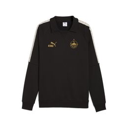 Puma Damen Sweatshirt "FC Red Bull Salzburg KING Drill Top Herren", schwarz, Gr. M, Obermaterial: 68% Baumwolle, 32% Polyester; Rippe: 3% Elasthan,