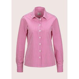 Madeleine Mode MADELEINE Damen Hemdbluse "Bluse Streifenbluse aus reiner Baumwolle", wei&szlig;, Modern, Gr. 46, Obermaterial: 100% Baumwolle CO., Blusen