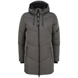 oxmo Damen Parka "Parka OXJunchen", grau, Gr. L, Obermaterial: 100% Polyester PES., Jacken
