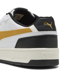 Puma Damen Sneaker "Court Classico Sneakers Erwachsene", Gr. 44wei&szlig; archive gold schwarz gelb, Obermaterial: Synthetik, Textil; Futter: Textil;