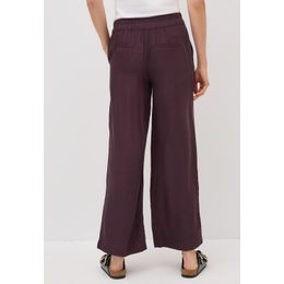 Cecil Damen Culotte, rot, Gr. XS, unifarben, Stoff, 54% Lyocell, 46% Viskose, Hosen, High Waist