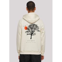 F4NT4STIC Herren Kapuzenpullover "Escape Discover the World Tree Birds", wei&szlig;, Gr. XL, Obermaterial: 65% Baumwolle, 35% Polyester, Pullover, Premium