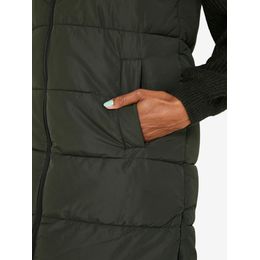 Noisy may Damen Steppweste "NMDALCON S/L VEST NOOS FWD", gr&uuml;n, Gr. M, unifarben, Web, Obermaterial: 100% Polyester, Westen