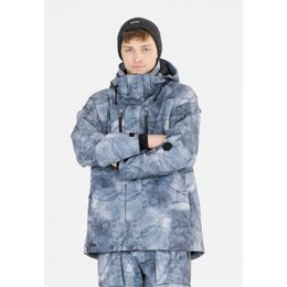 SLOPE Herren Skijacke "Kenai", bunt, Gr. M, mehrfarbig, 100% Polyester, Jacken, Mit coolem Print und wetterfesten Eigenschaften
