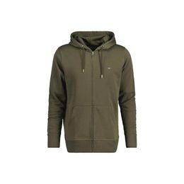 Gant Herren Sweatshirt "Sweatjacke REGULAR SHIELD FULL ZIP HOODIE", gr&uuml;n, Gr. 5XL, Obermaterial: 87% Baumwolle CO. 13% Polyester PES., Sweatshirts