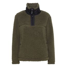 oxmo Damen Troyer "Troyer OXElina", gr&uuml;n, Gr. XS, Obermaterial: 100% Polyester PES., Pullover